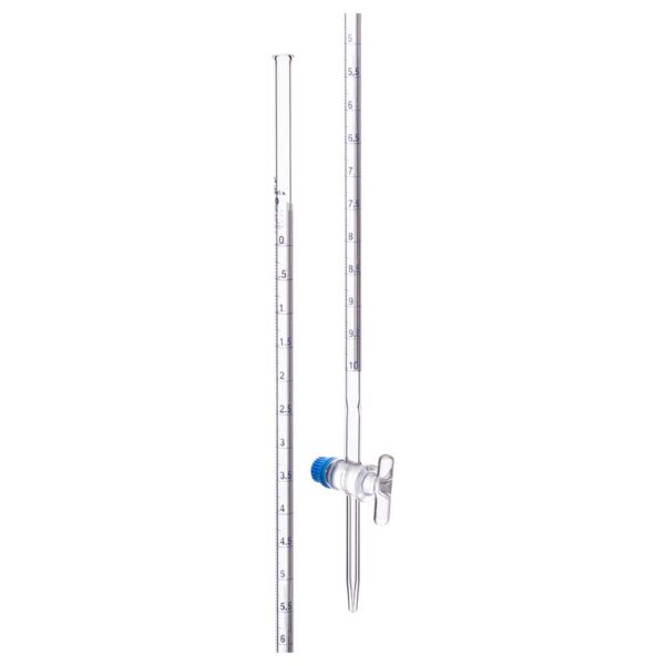Burette in Schellbach Stripe with Straight Bore PTFE Key Stopcock ...